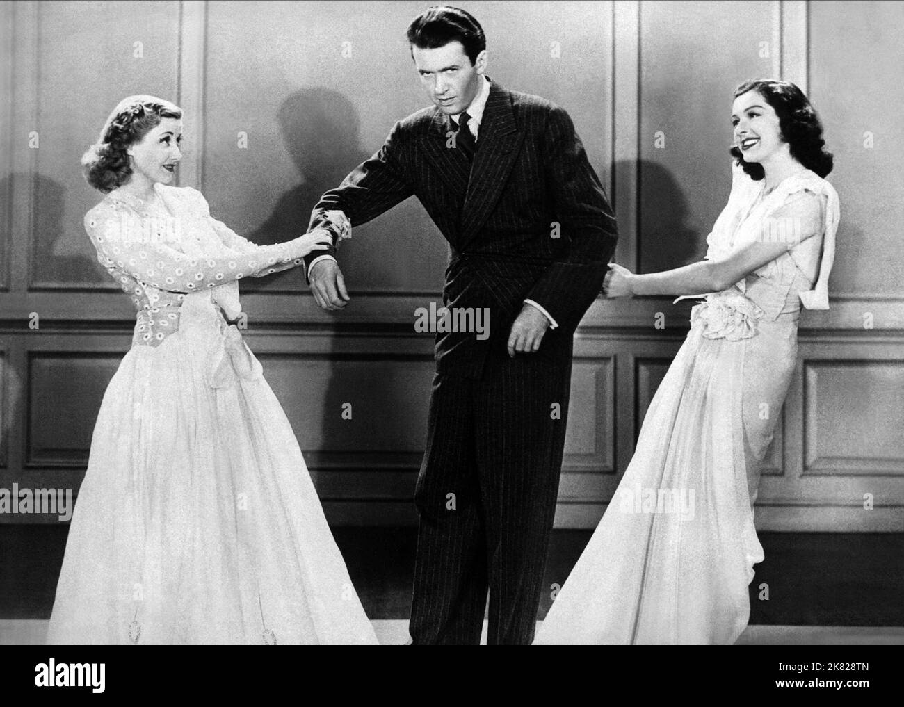 Genevieve Tobin, James Stewart & Rosalind Russell Film: No Time For ...