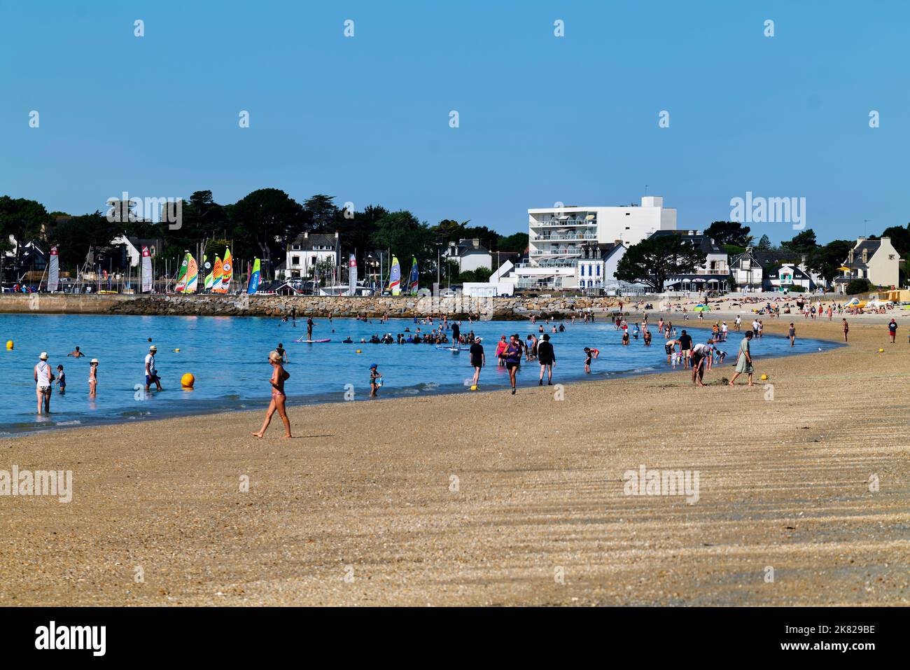Carnac Brittany France. The beach Stock Photo - Alamy