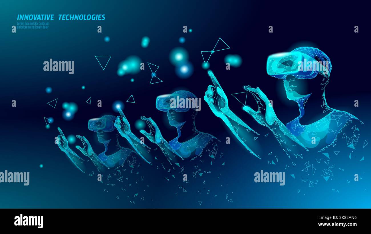 3D virtual reality helmet Metaverse concept. Augmented reality cyberspace internet web game ...