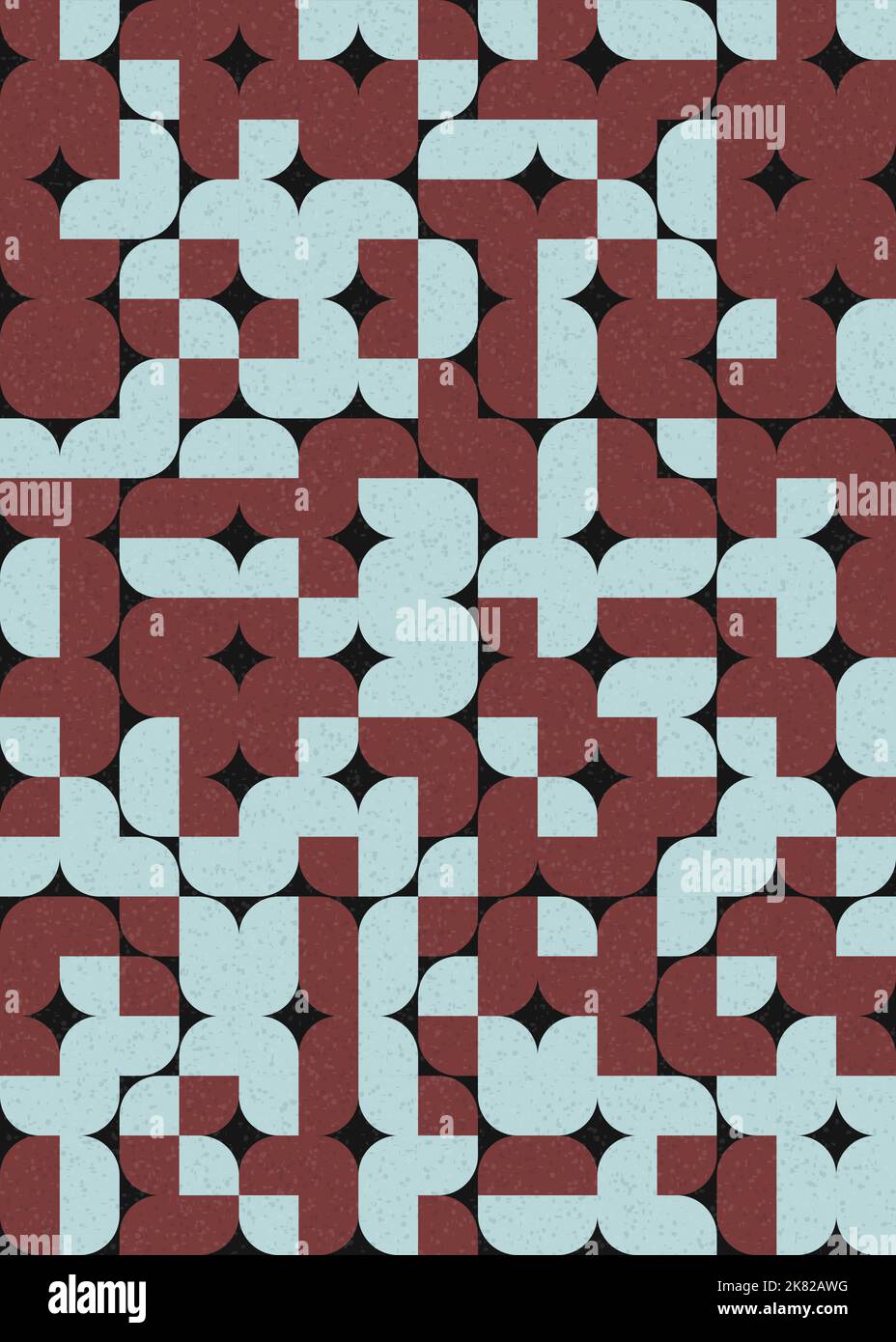 Abstract Geometrical generative computational art illustration Stock ...