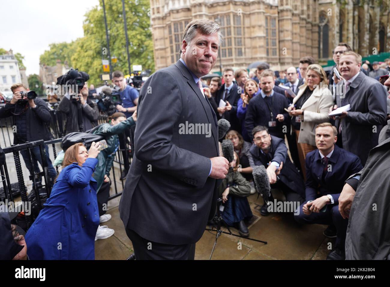 Chairman of the 1922 Committee of backbench Conservatives Sir Graham ...