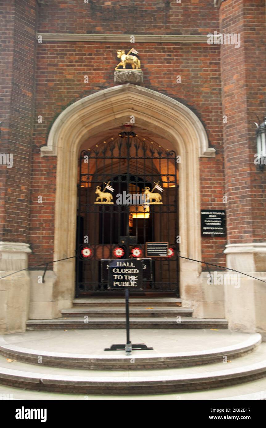 Middle Temple Hall, Middle Temple, Temple, City of London, London ...