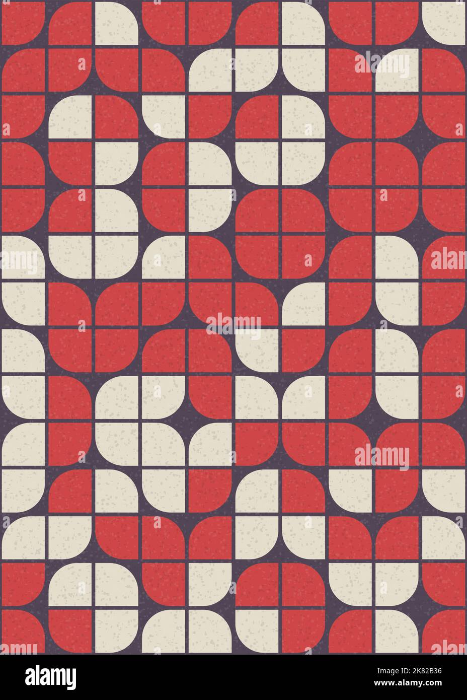 Abstract Geometrical generative computational art illustration Stock ...