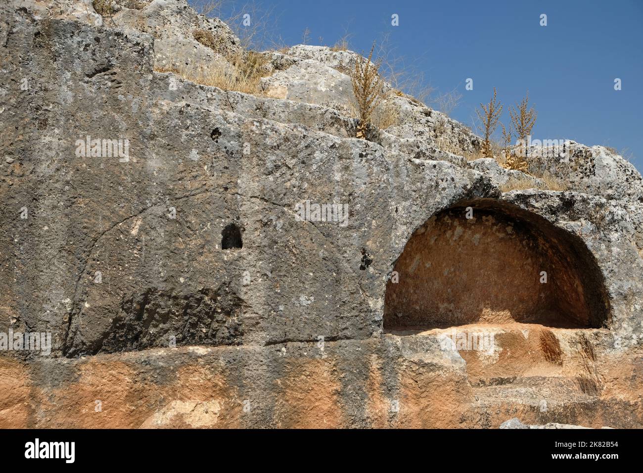 Ruins of ancient Perre, small town of Commagene Kingdomand later ...