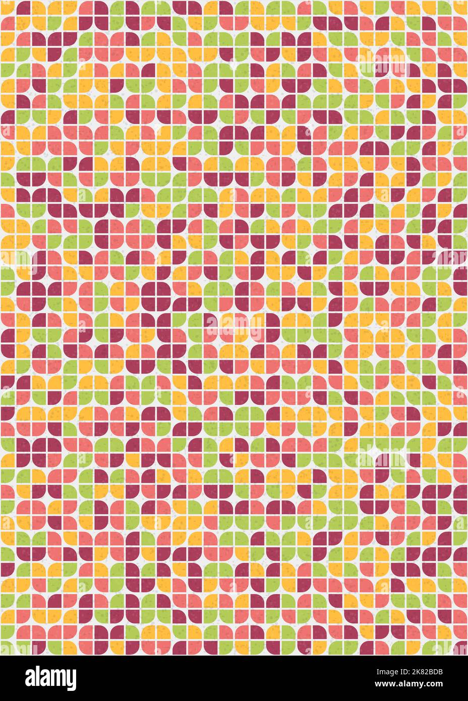 Abstract Geometrical generative computational art illustration Stock ...