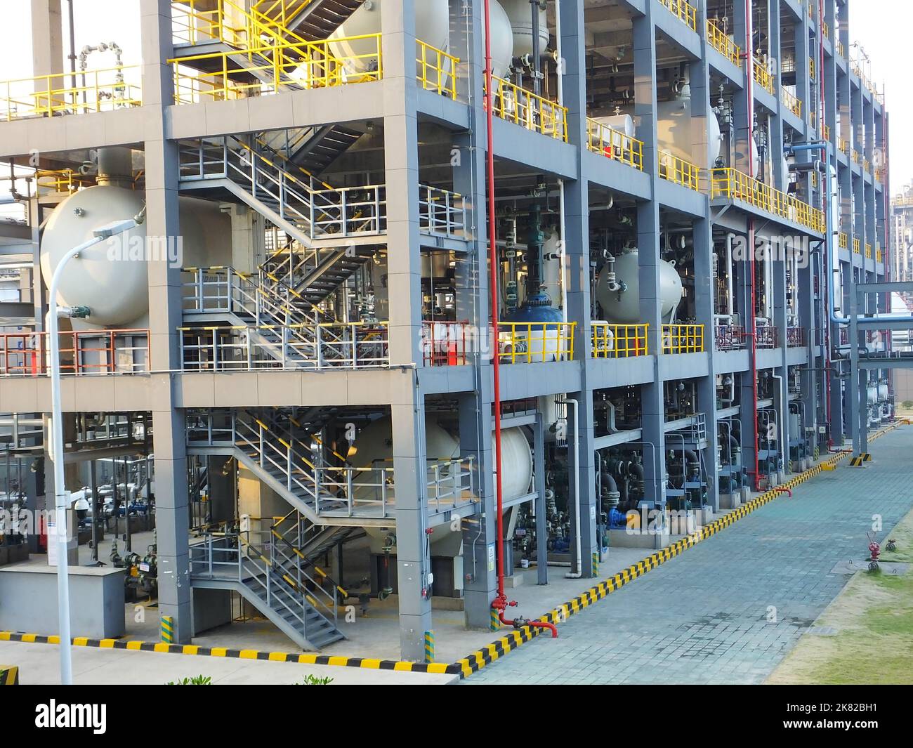 YICHANG, CHINA - OCTOBER 19, 2022 - A production workshop of Xingfa Chemical Group is seen in ...