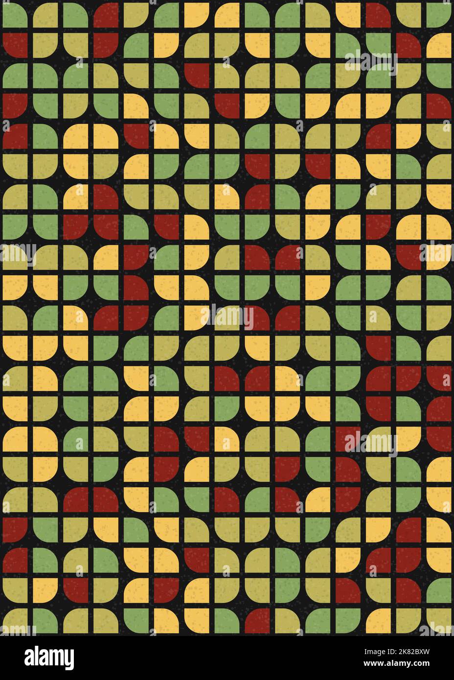 Abstract Geometrical generative computational art illustration Stock ...