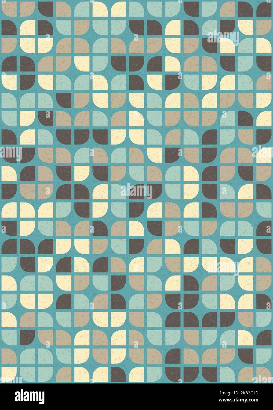 Abstract Geometrical generative computational art illustration Stock ...