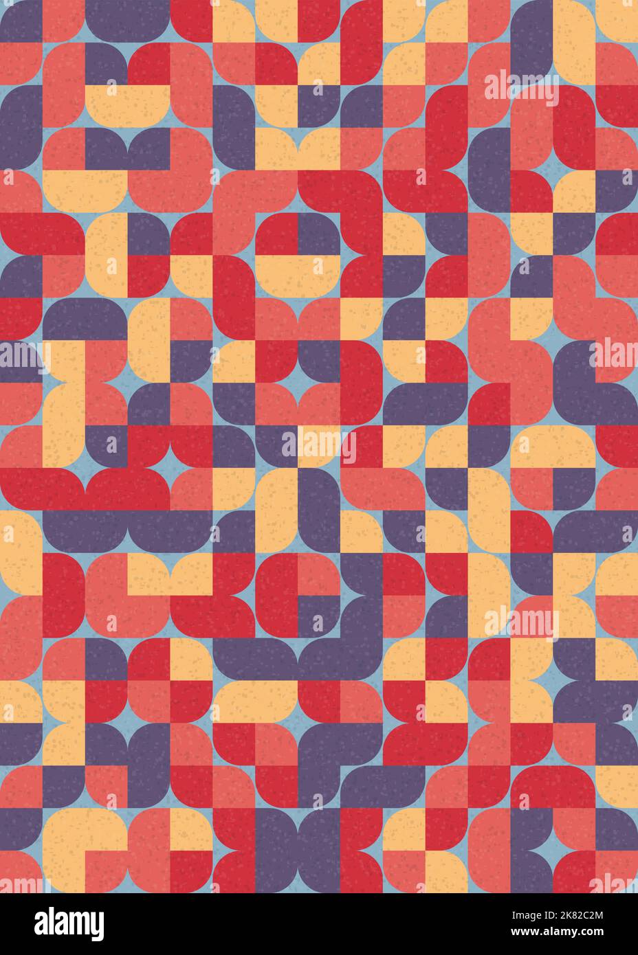 Abstract Geometrical generative computational art illustration Stock ...