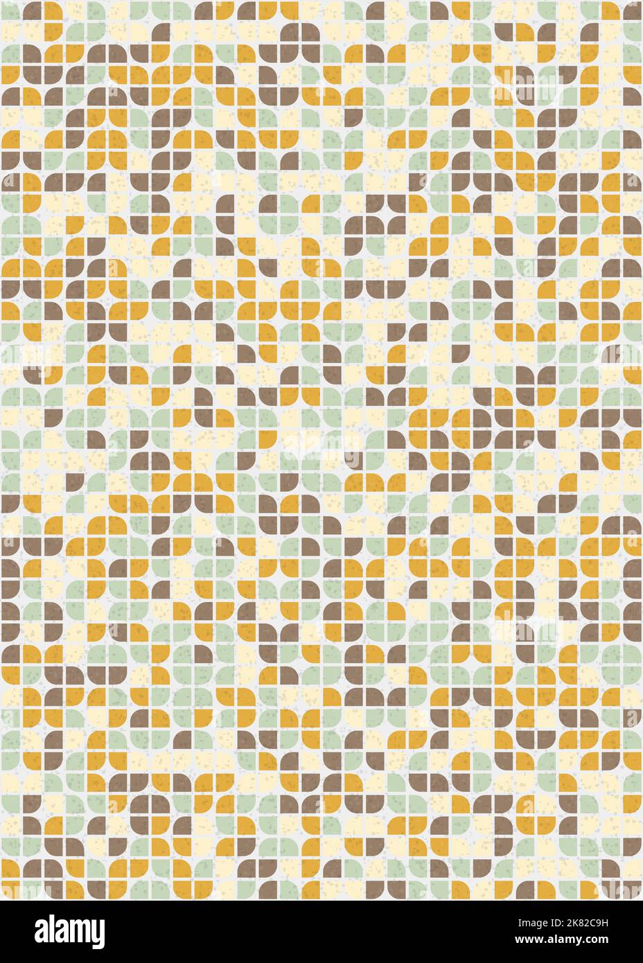 Abstract Geometrical generative computational art illustration Stock ...