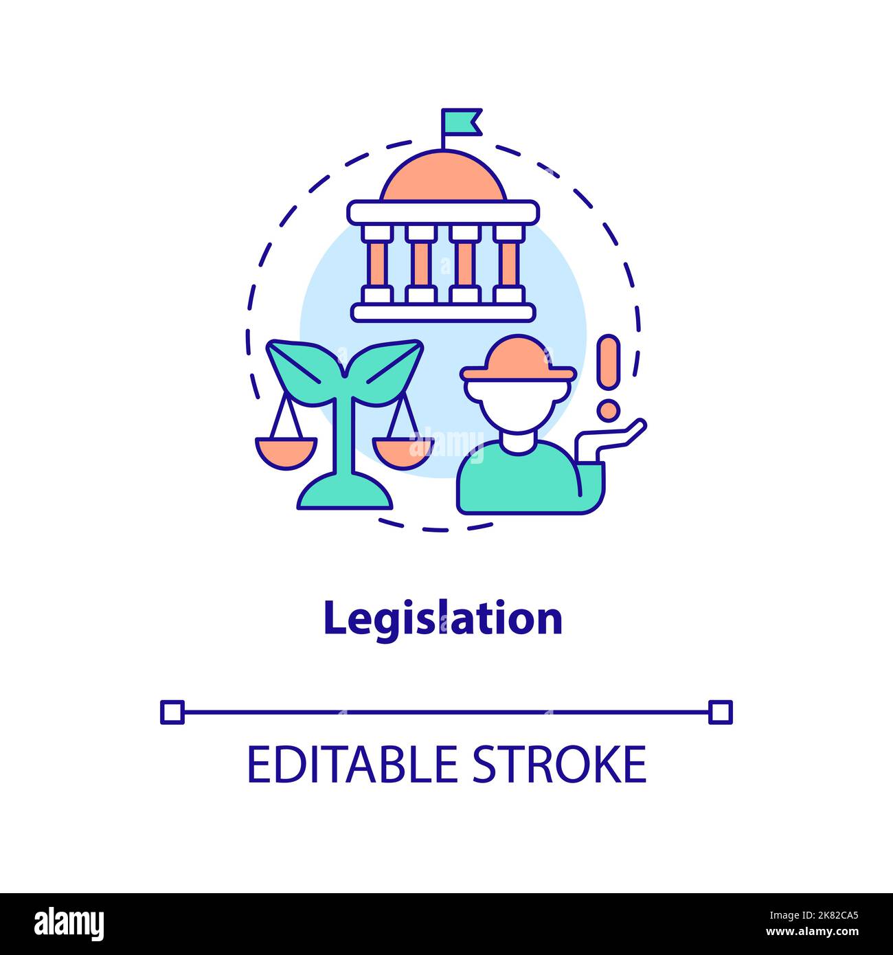 Farming legislation concept icon Stock Vector Image & Art - Alamy