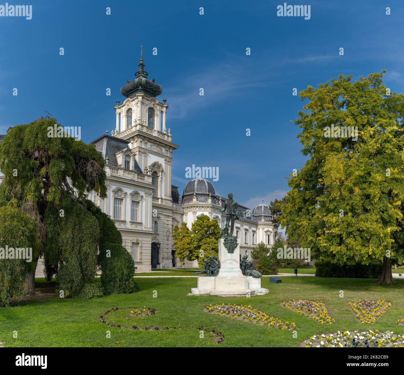 Keszthely, Hungary - 10 October, 2022: view of the Festetics Palace in ...