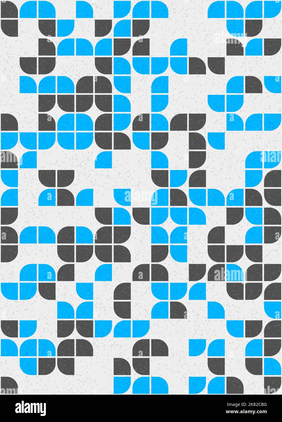 Abstract Geometrical generative computational art illustration Stock ...