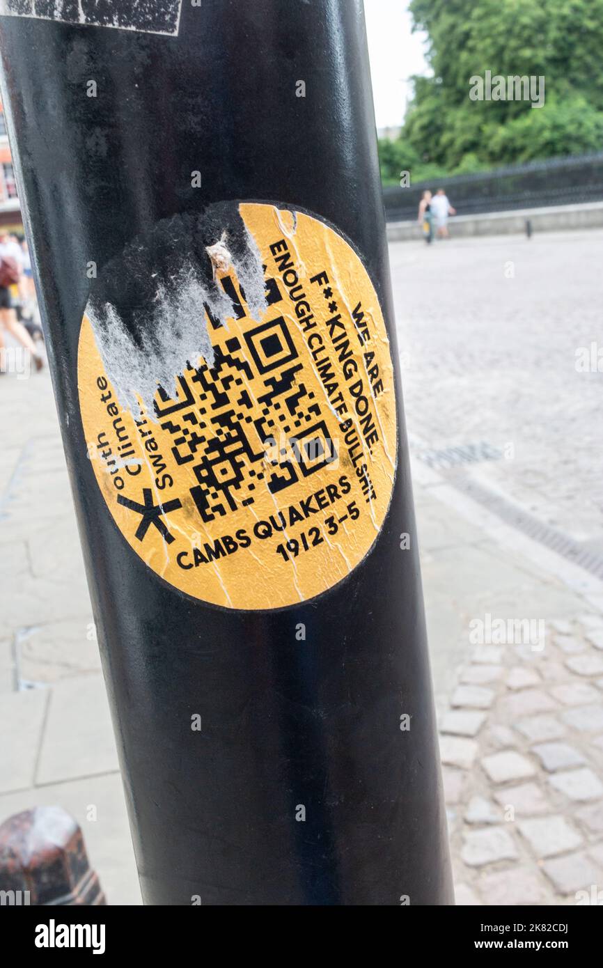 Qr code sticker hi-res stock photography and images - Alamy