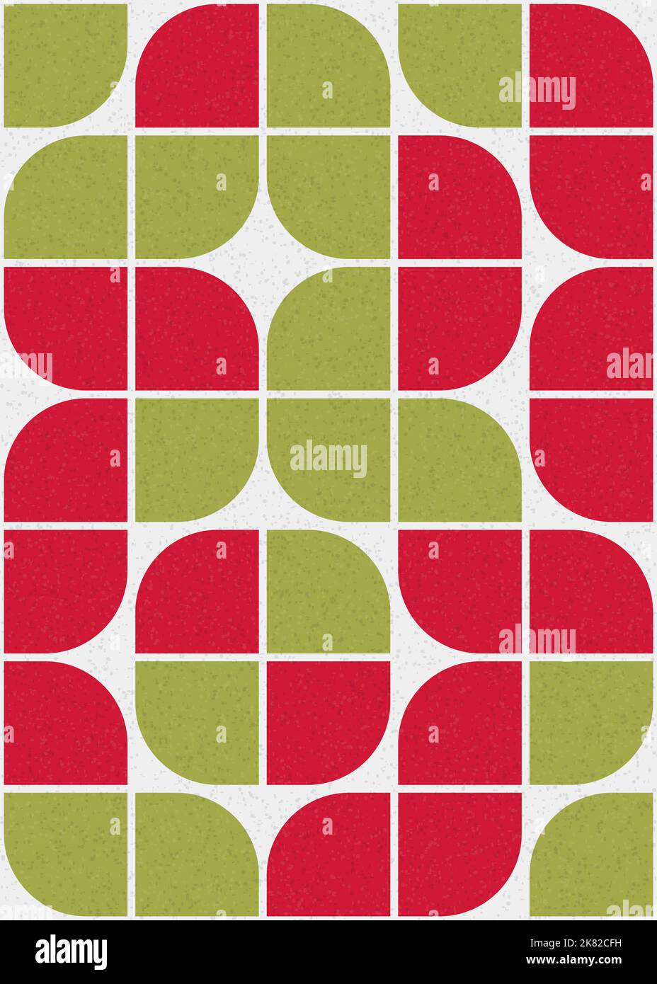 Abstract Geometrical generative computational art illustration Stock ...