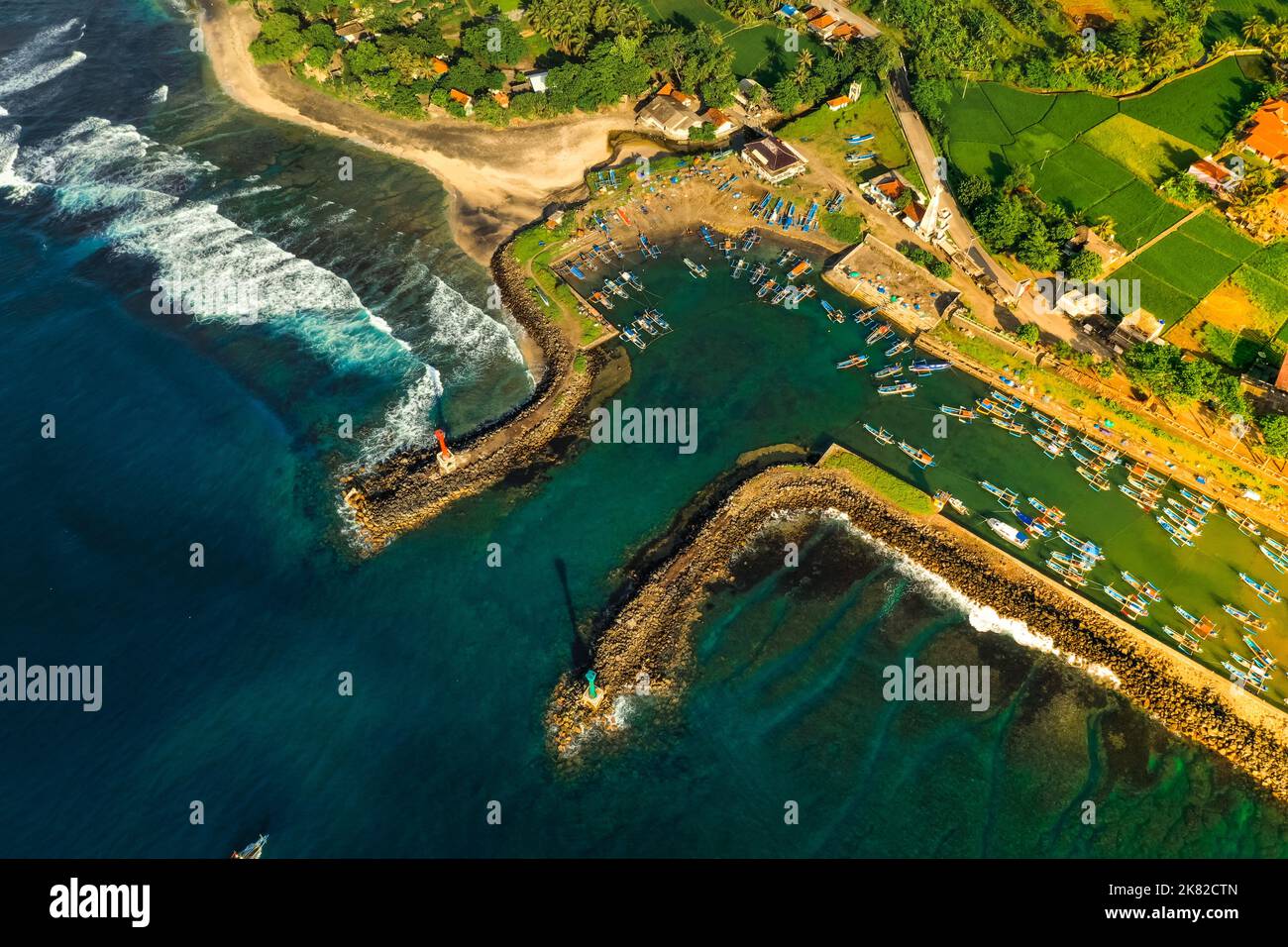 Morning in teh Sea Side of Java Stock Photo - Alamy