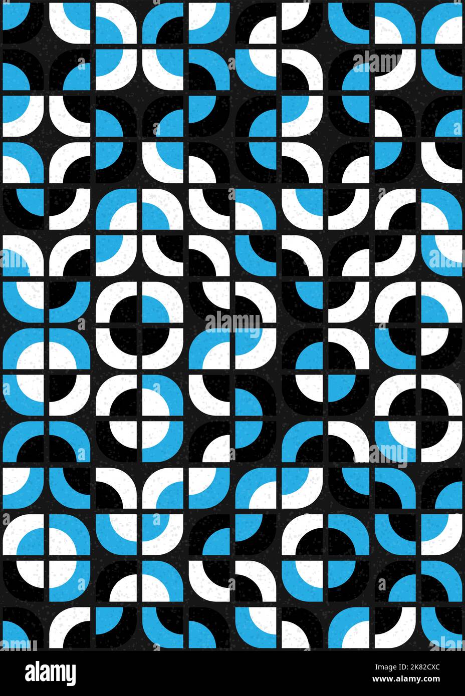 Abstract Geometrical generative computational art illustration Stock ...