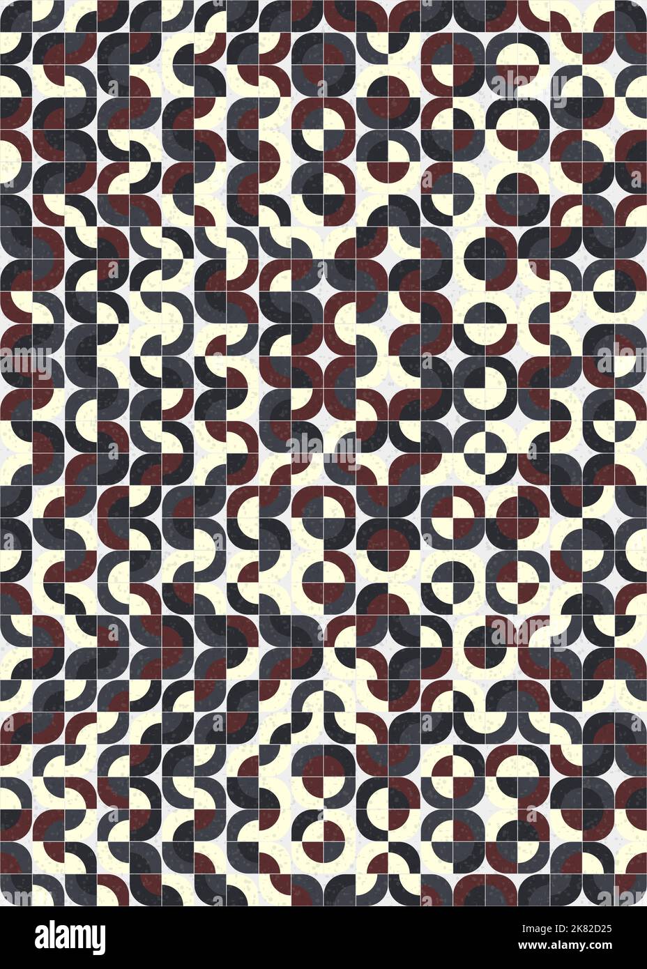 Abstract Geometrical generative computational art illustration Stock ...