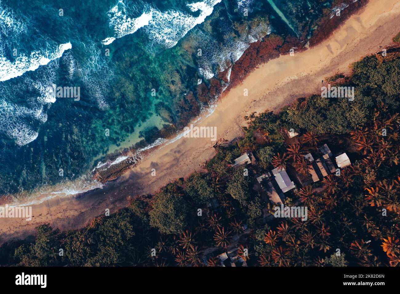 Morning in teh Sea Side of Java Stock Photo - Alamy