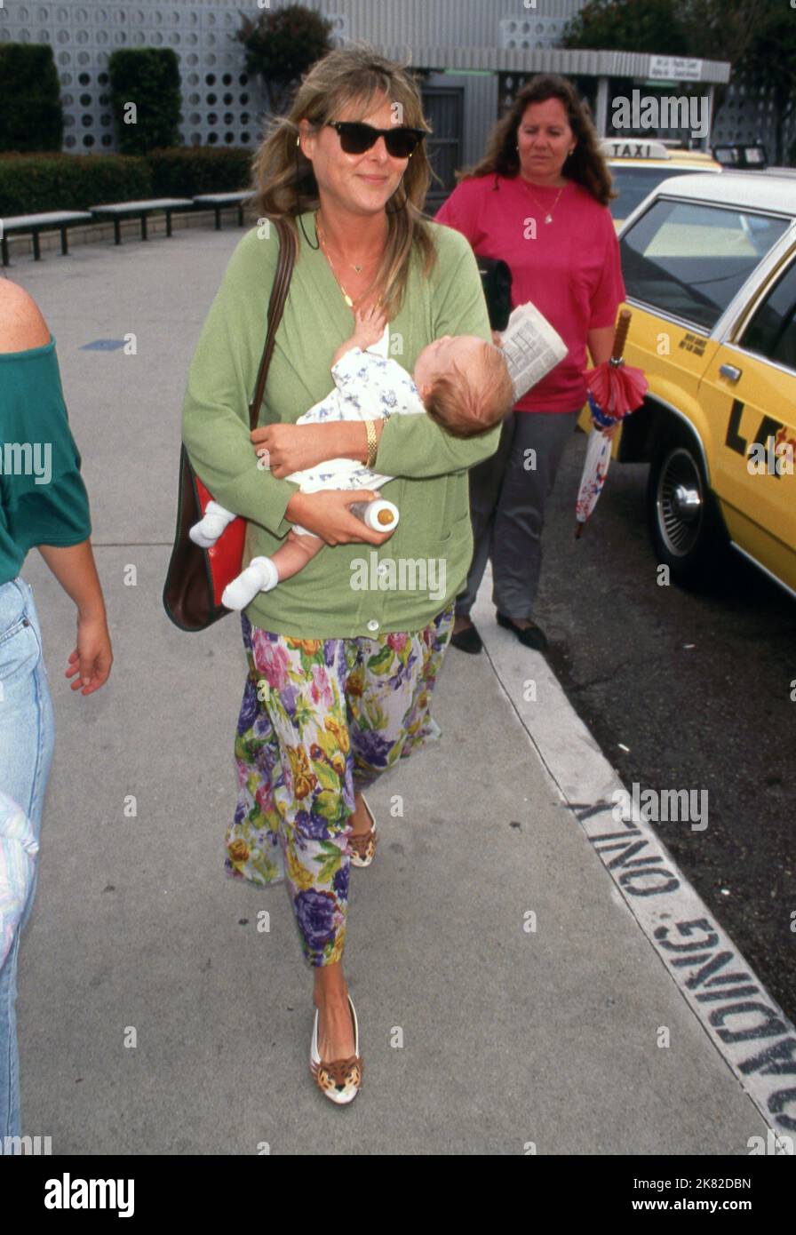 Catherine Oxenberg and daughter India 1991. Credit: Ralph Dominguez ...