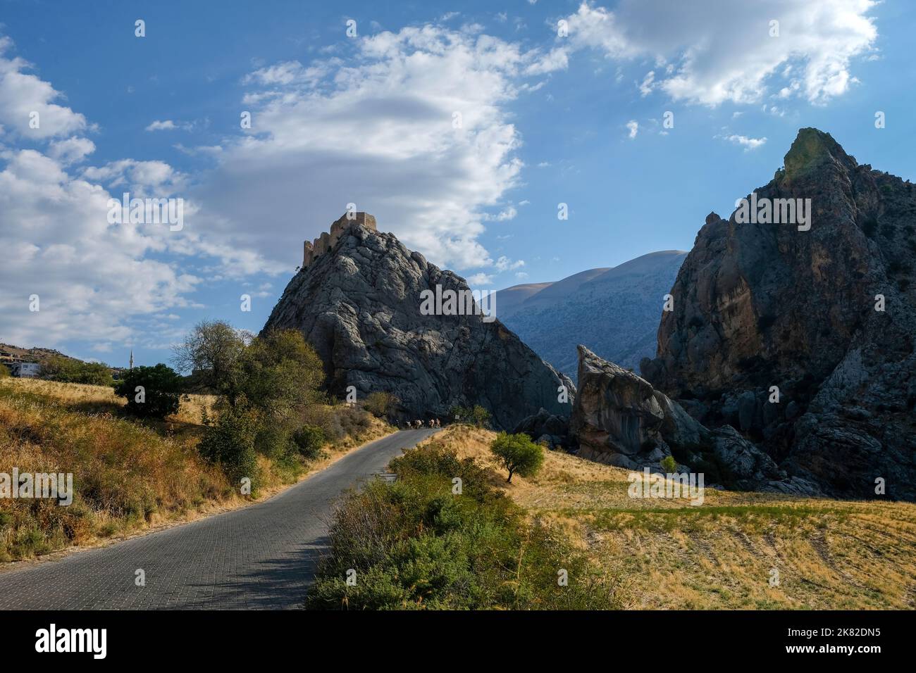 Built by the Commagene civilization, Kahta Castle fascinates visitors ...