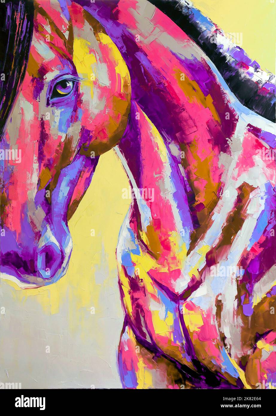 Beautiful Horse Abstract Paintings