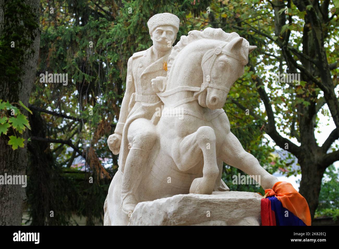 Burial of Antranik Ozanian, leader of the Armenian Liberation Movement ...