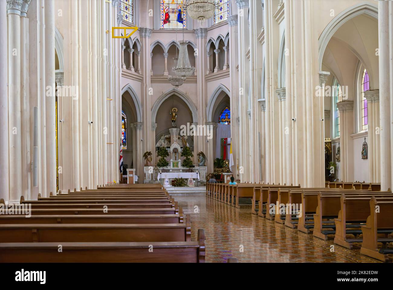 Old Catholic Church in Coronado, Costa Rica Stock Photo - Alamy