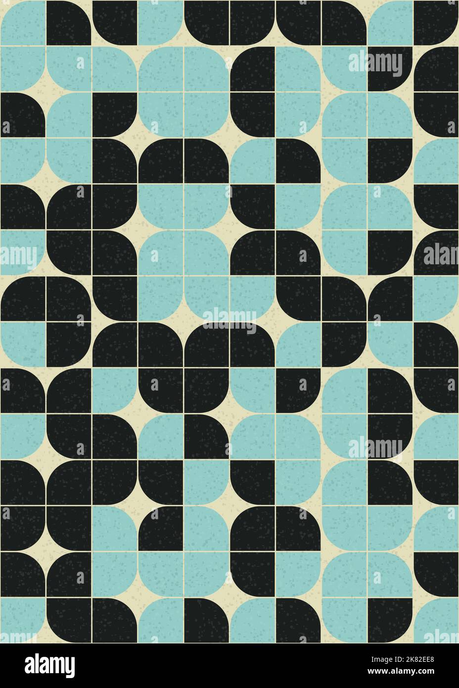 Abstract Geometrical generative computational art illustration Stock ...