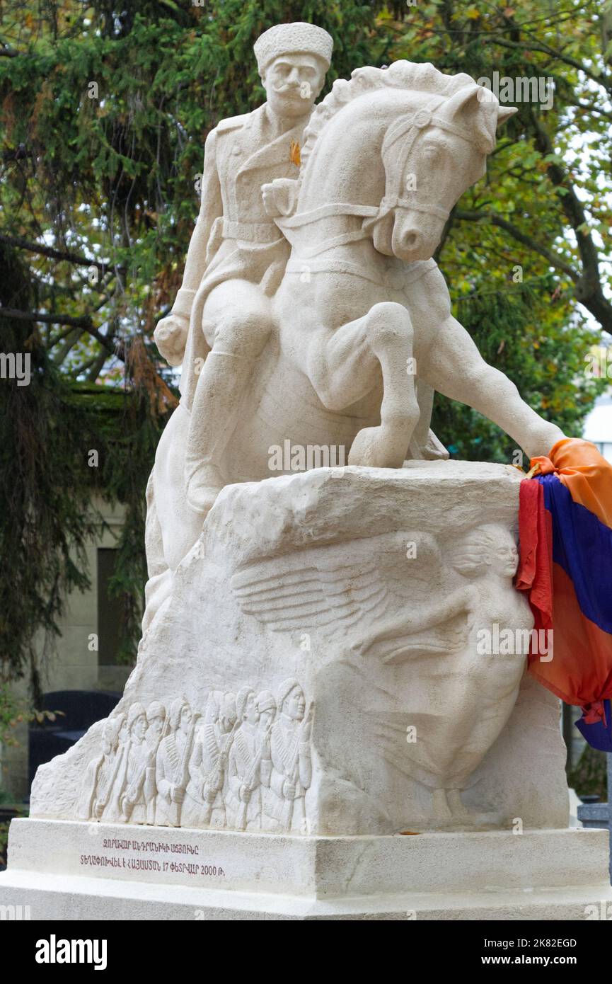 Burial of Antranik Ozanian, leader of the Armenian Liberation Movement ...