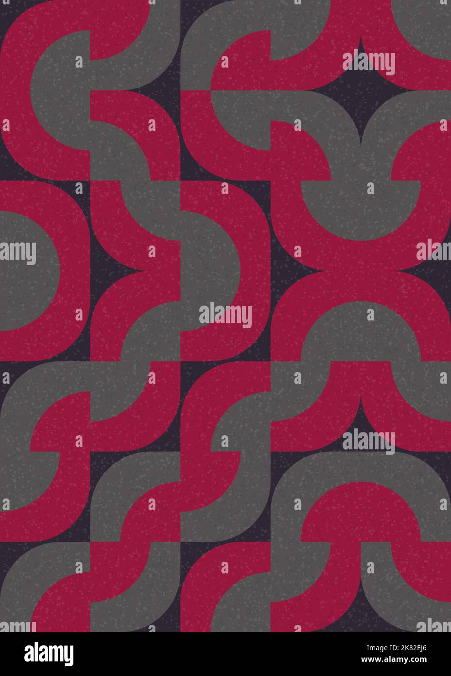 Abstract Geometrical generative computational art illustration Stock ...