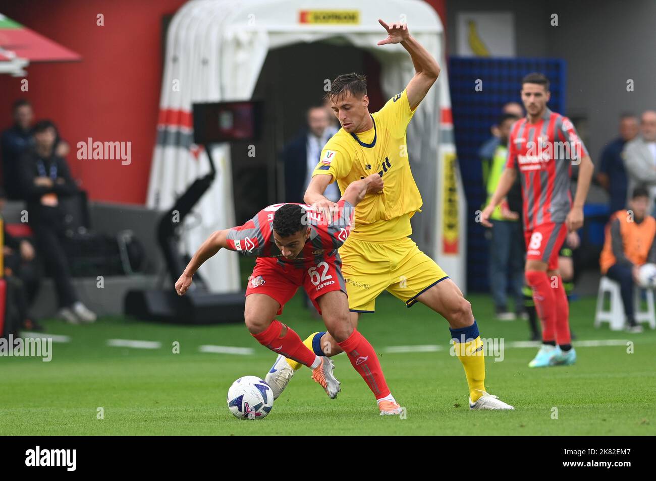 Giovanni Zini stadium, Cremona, Italy, October 20, 2022, tommaso ...