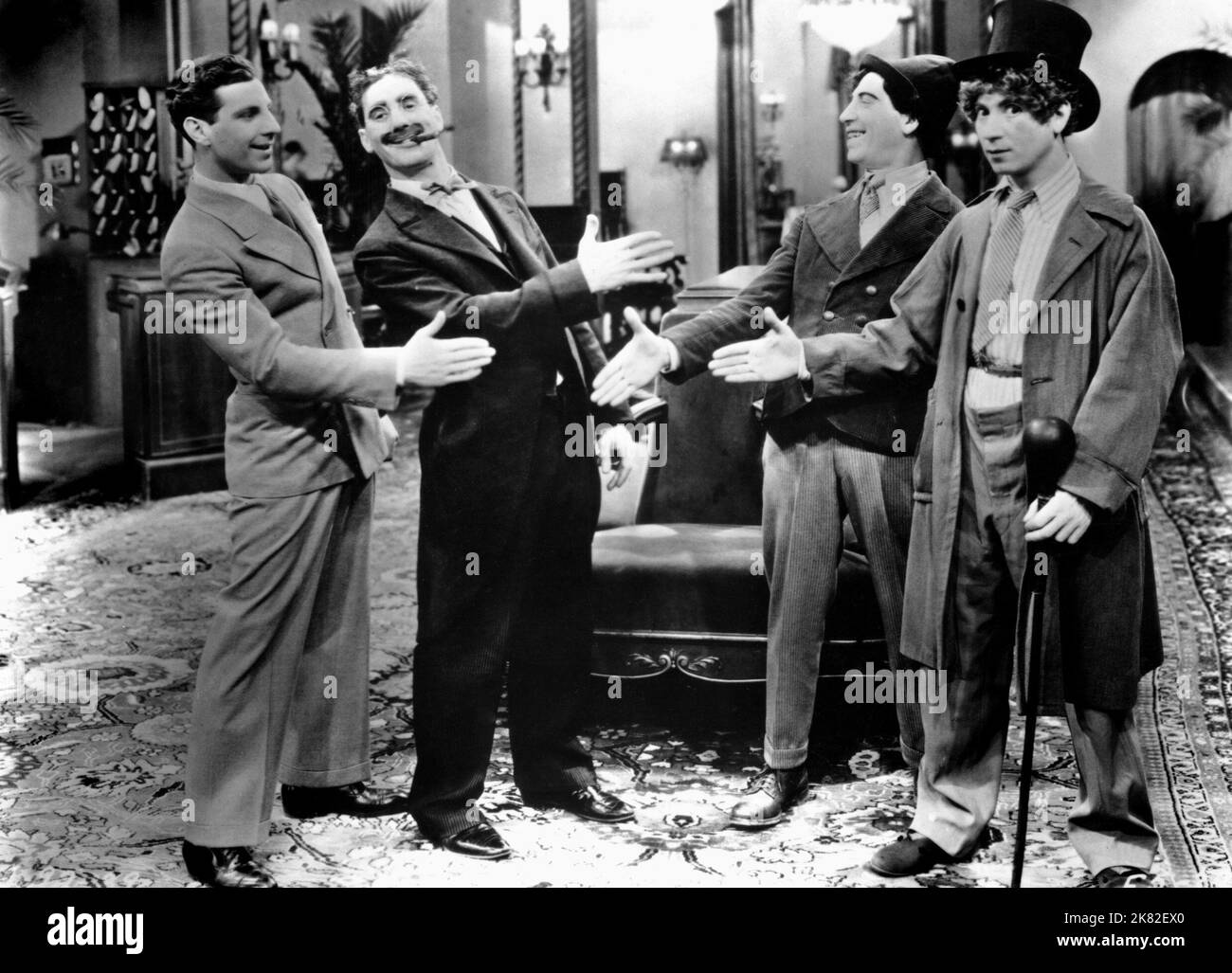 Zeppo Marx, Groucho Marx, Chico Marx & Harpo Marx Film: The Cocoanuts ...
