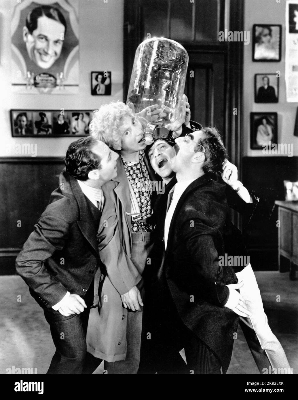 Zeppo Marx, Harpo Marx, Chico Marx & Groucho Marx Film: The Cocoanuts ...