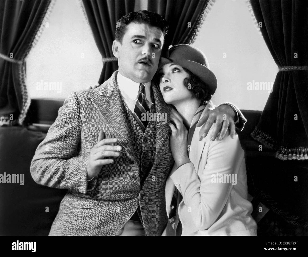 Wallace Macdonald & Myrna Loy Film Fancy Baggage (USA 1929) Characters ...