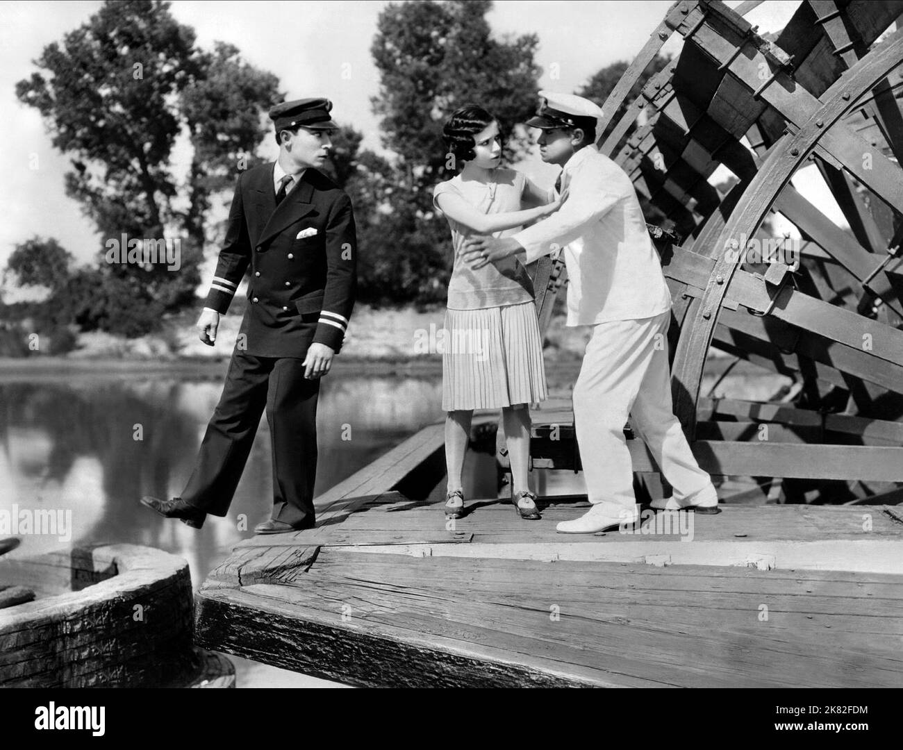 Buster Keaton, Marion Byron & Tom Mcguire Film: Steamboat Bill, Jr ...