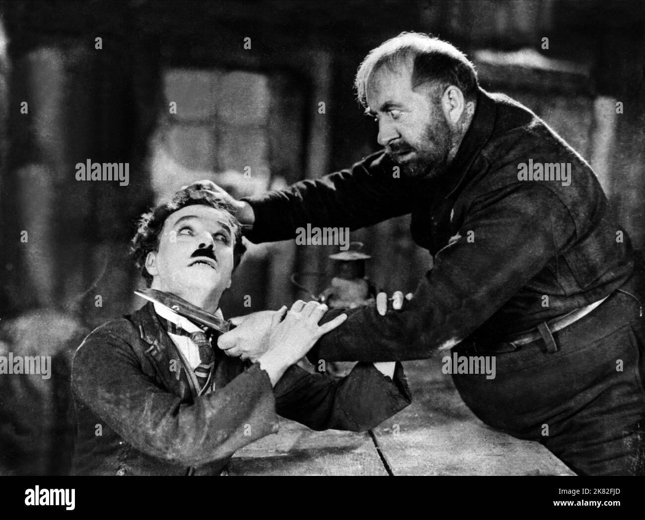 Mack swain and charles chaplin gold rush hi-res stock photography and ...