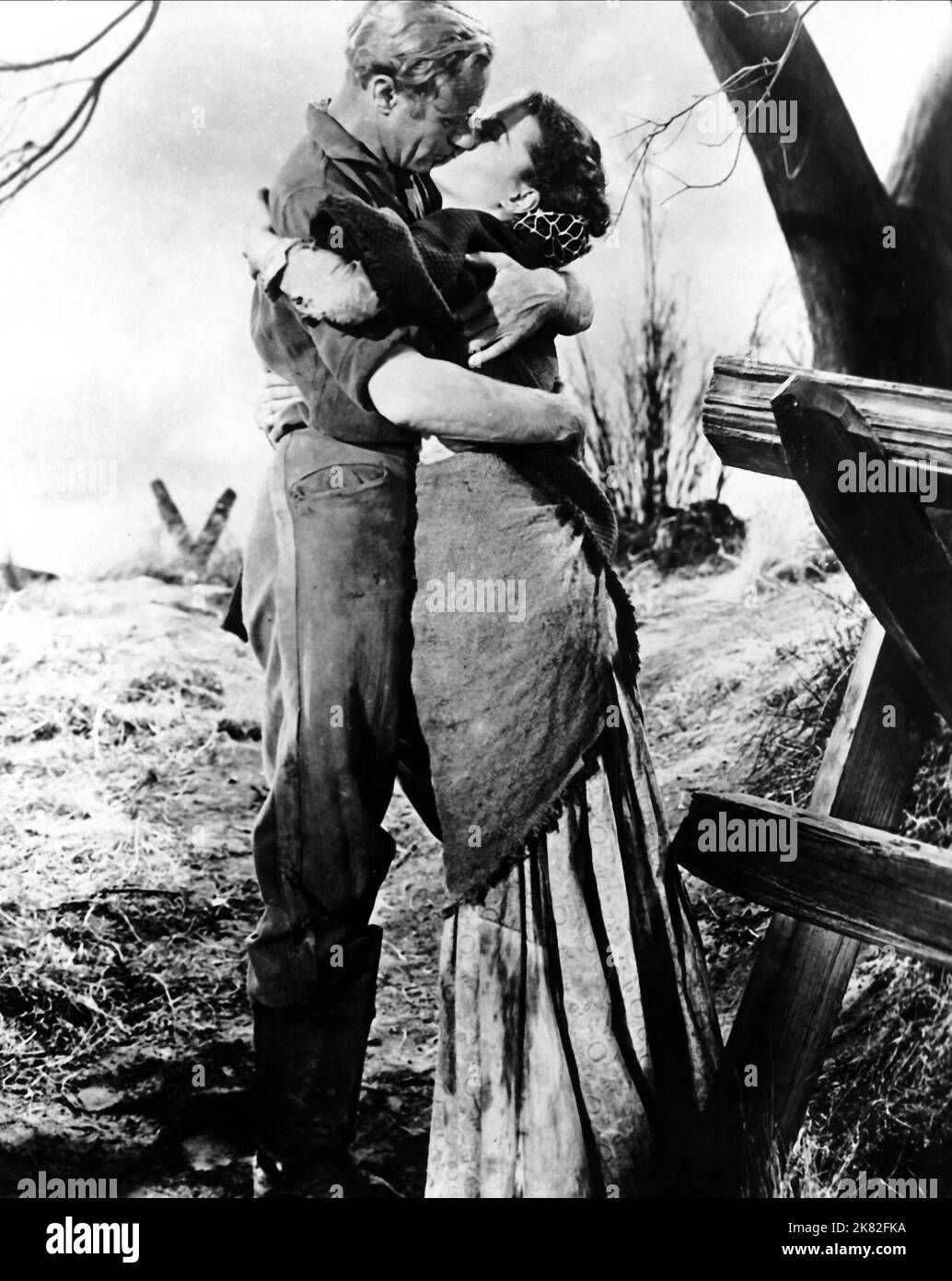 Leslie Howard & Vivien Leigh Film Gone With The Wind (USA 1939 ...