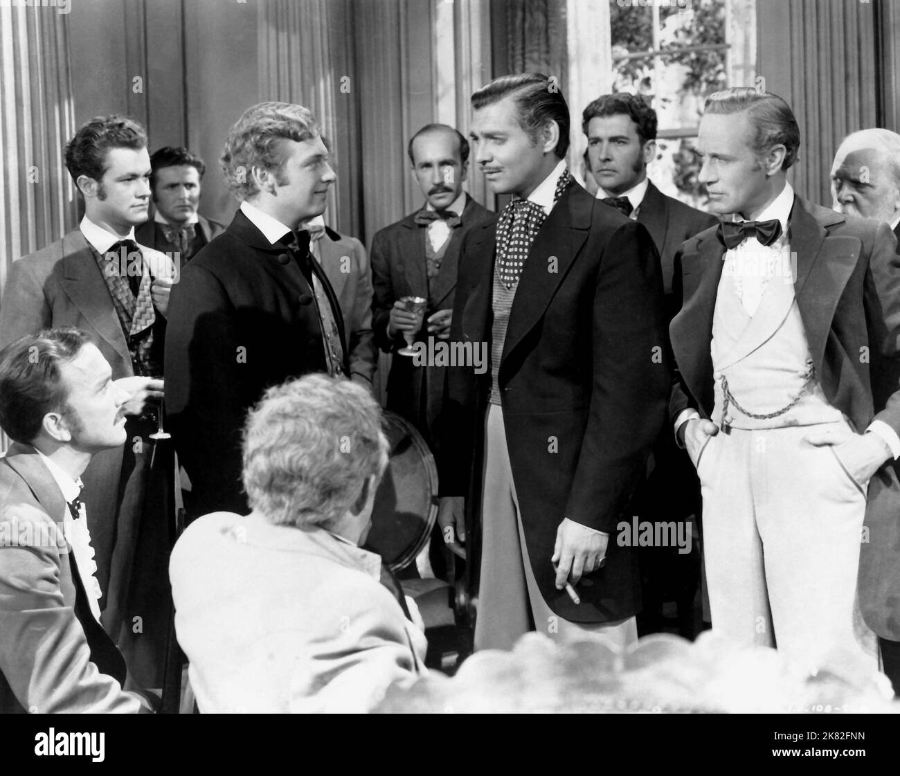 Leslie Howard & Clark Gable Film Gone With The Wind (USA 1939 ...