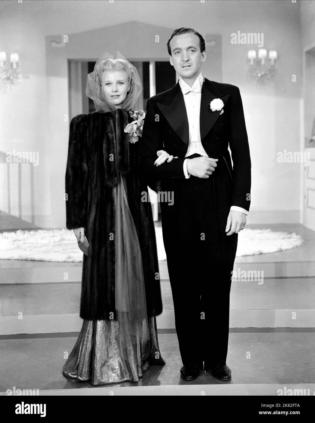 Ginger Rogers & David Niven Film Bachelor Mother (USA 1939) Characters ...