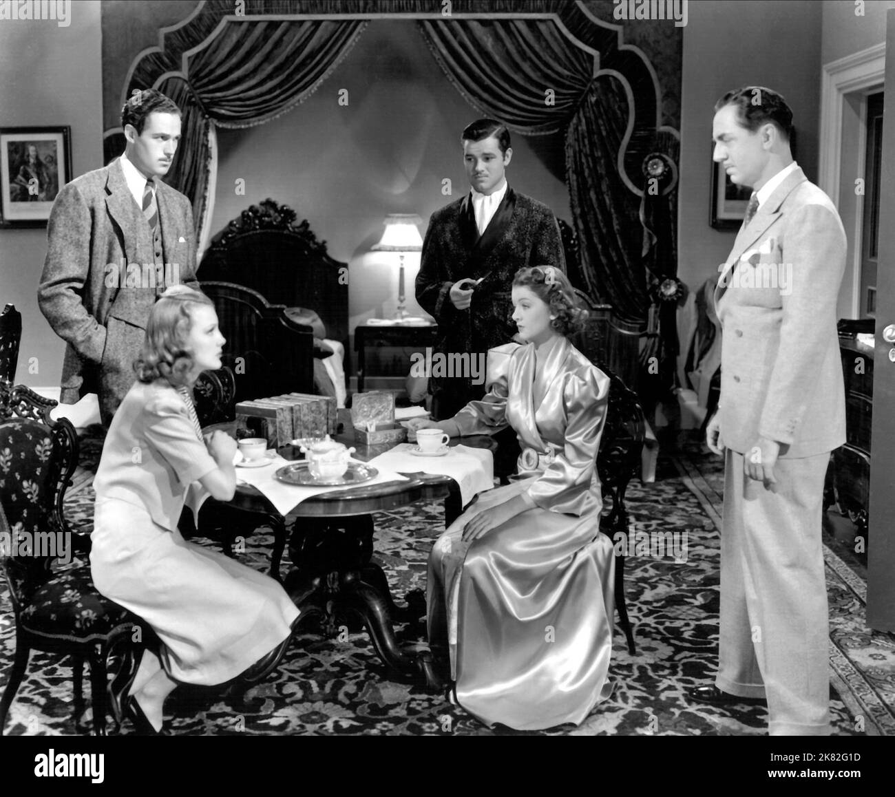 Patric Knowles, Virginia Grey, Myrna Loy & William Powell Film: Another Thin Man (USA 1939 ...
