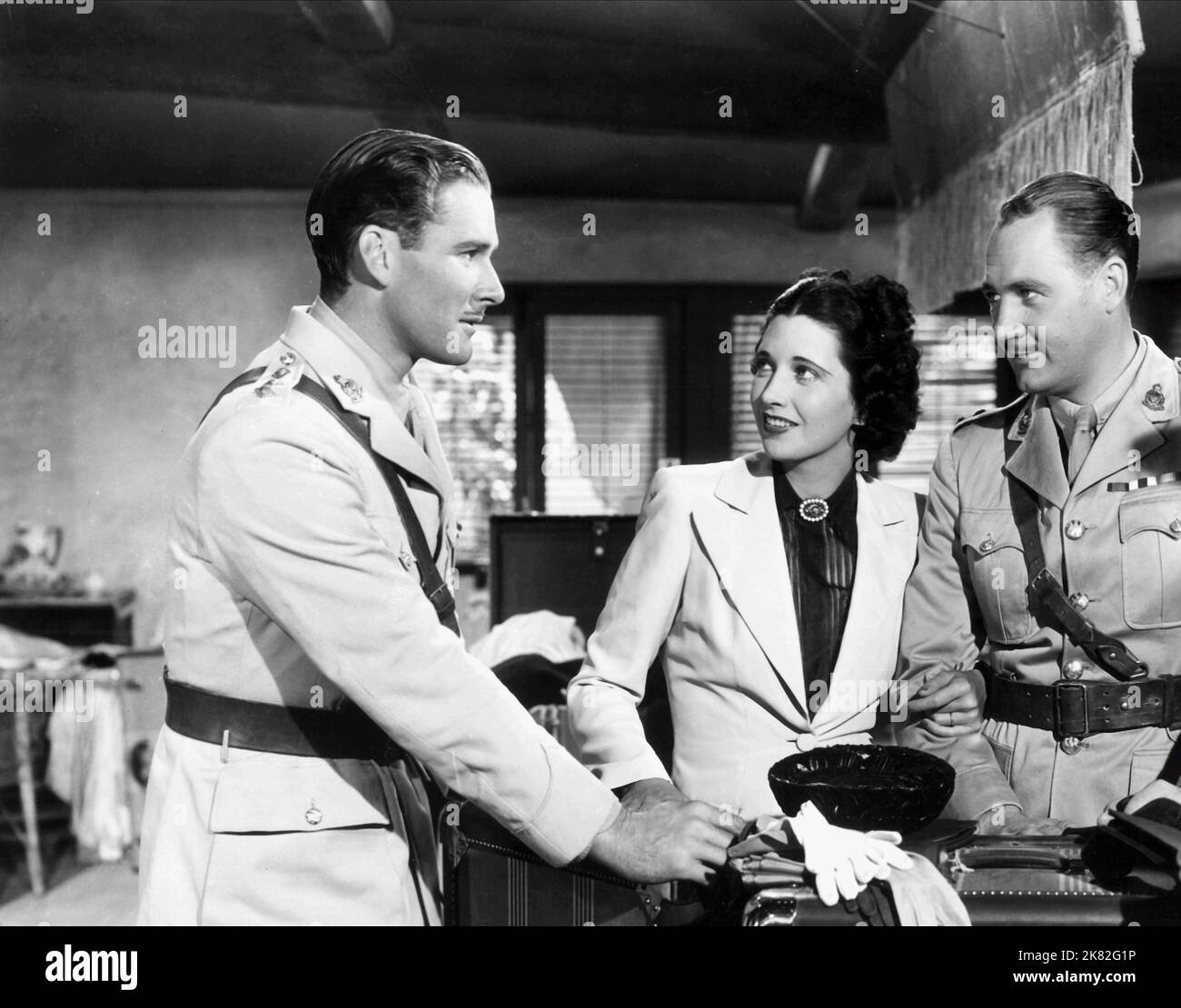 Errol Flynn, Kay Francis, Ian Hunter & Frieda Inescort Film: Another Dawn (1937) Characters ...