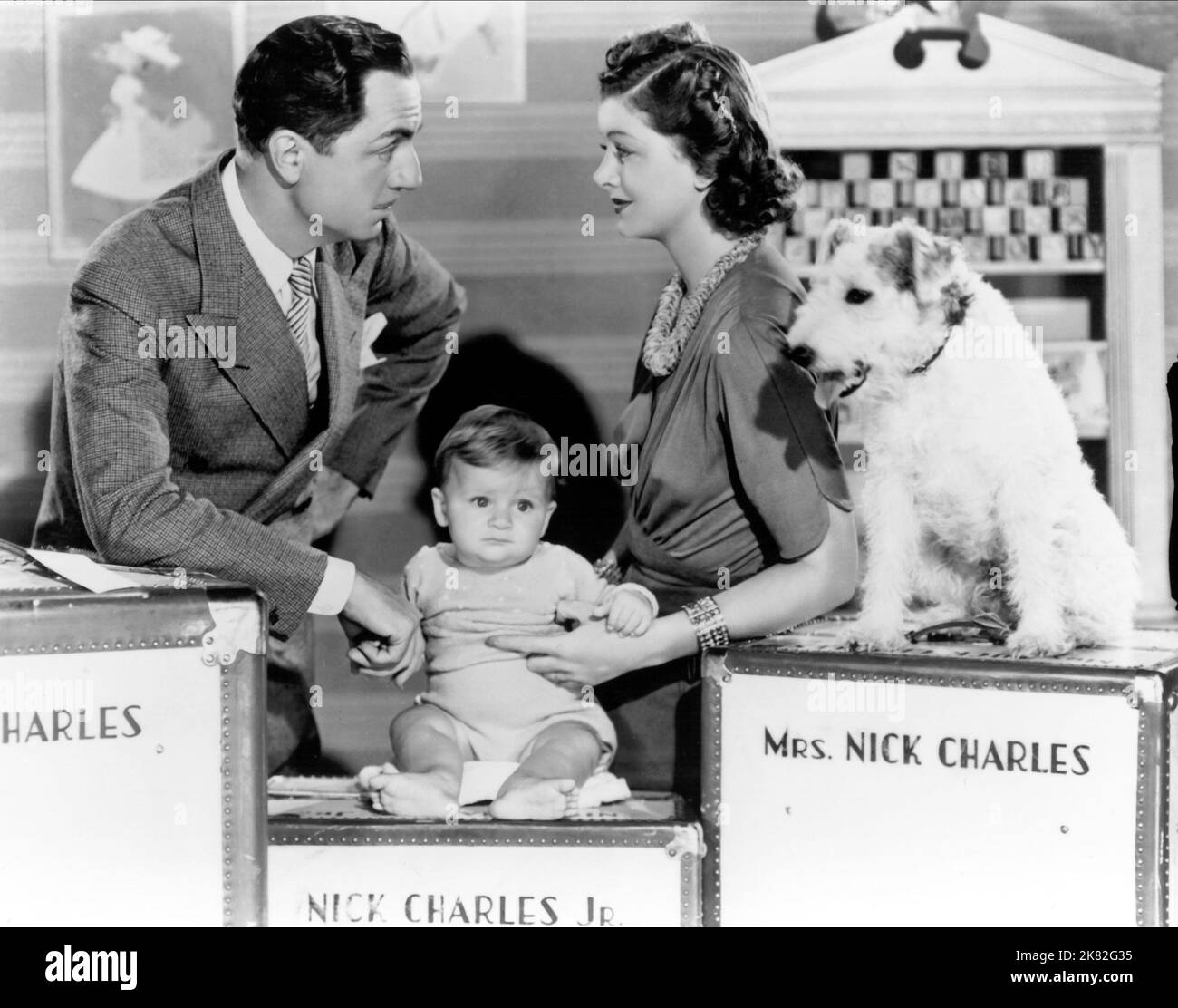 William Powell & Myrna Loy Film Another Thin Man (USA 1939) Characters: Nick Charles, Nora ...