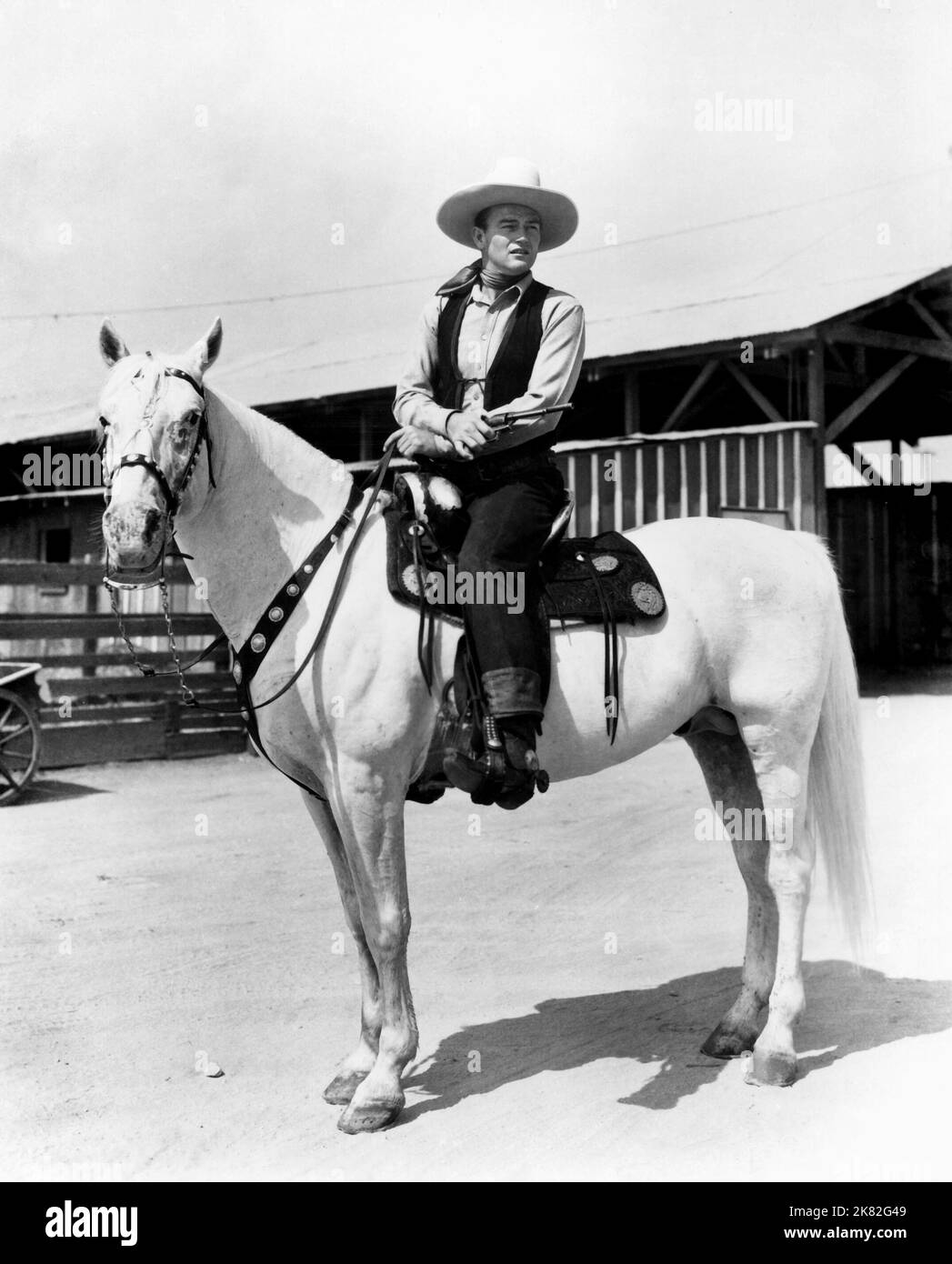 John Wayne Film The Big Stampede (USA 1932) Characters: John Steele ...