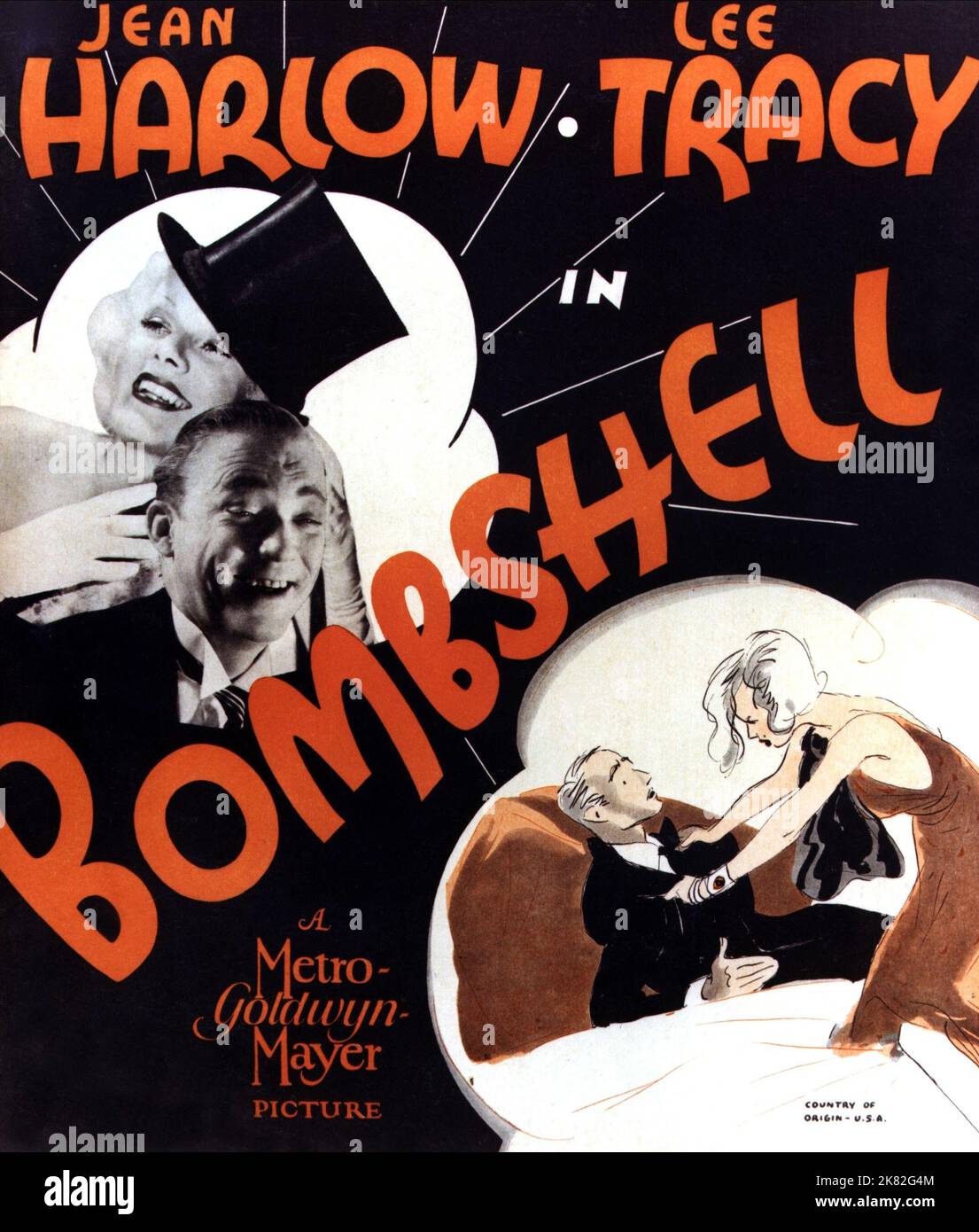 Jean Harlow Film Bombshell; Blonde Bombshell (1938) Characters: Lola ...