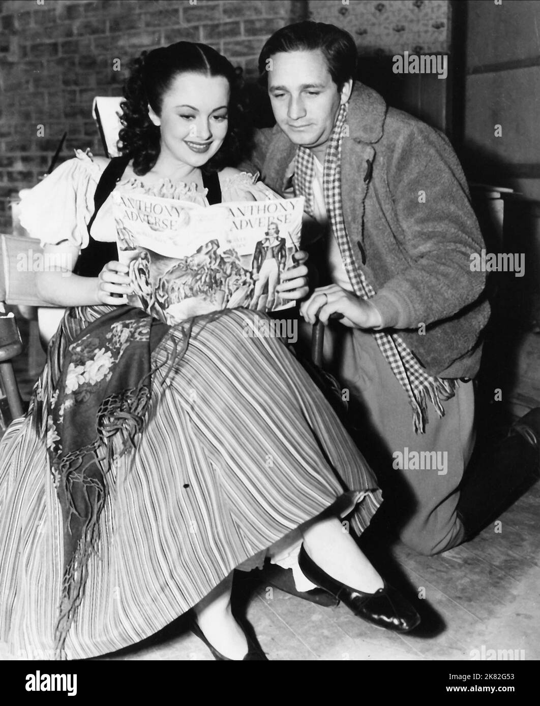 Olivia De Havilland & Mervyn Leroy Film Anthony Adverse (USA 1936 ...