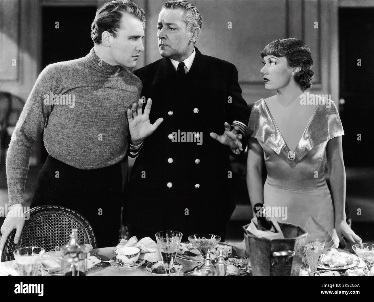 Ralph Bellamy, Frederick Vogeding & Fay Wray Film: Below The Sea (USA ...