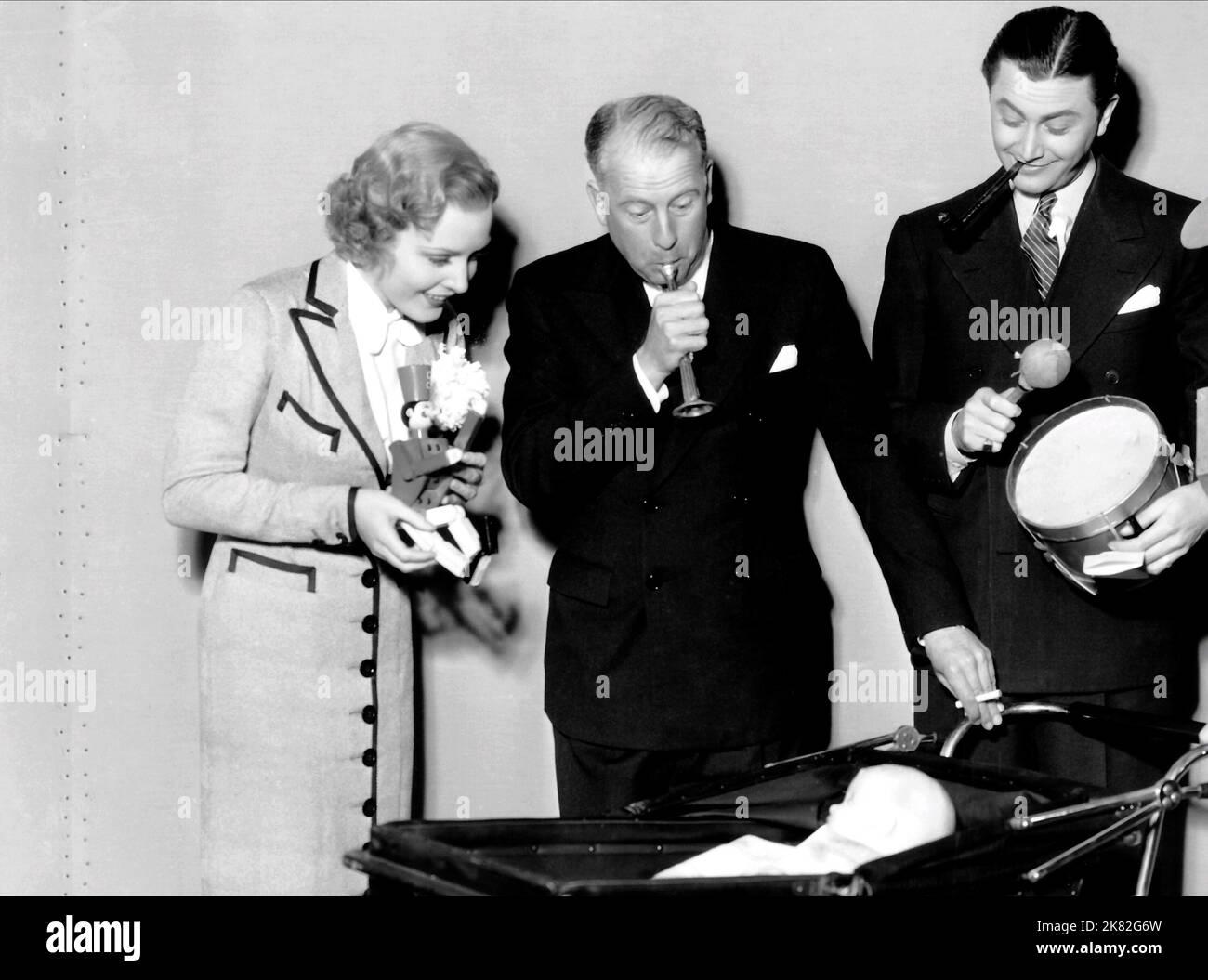 Madge Evans, Ralph Morgan, Robert Young & Betty Furness Film: Calm Yourself (1935) Characters ...