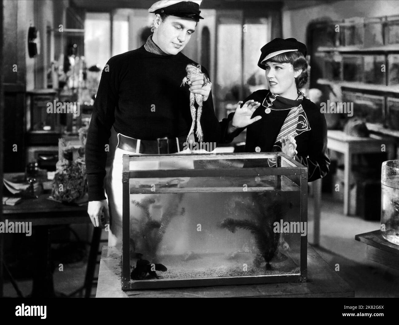 Ralph Bellamy & Fay Wray Film Below The Sea (USA 1933) Characters ...