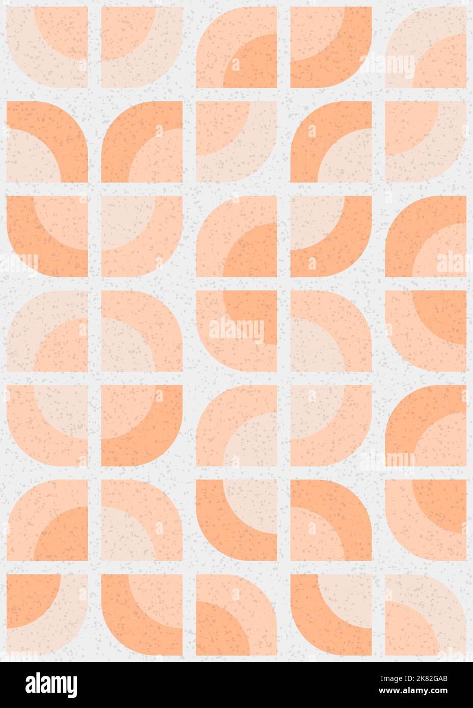 Abstract Geometrical generative computational art illustration Stock ...